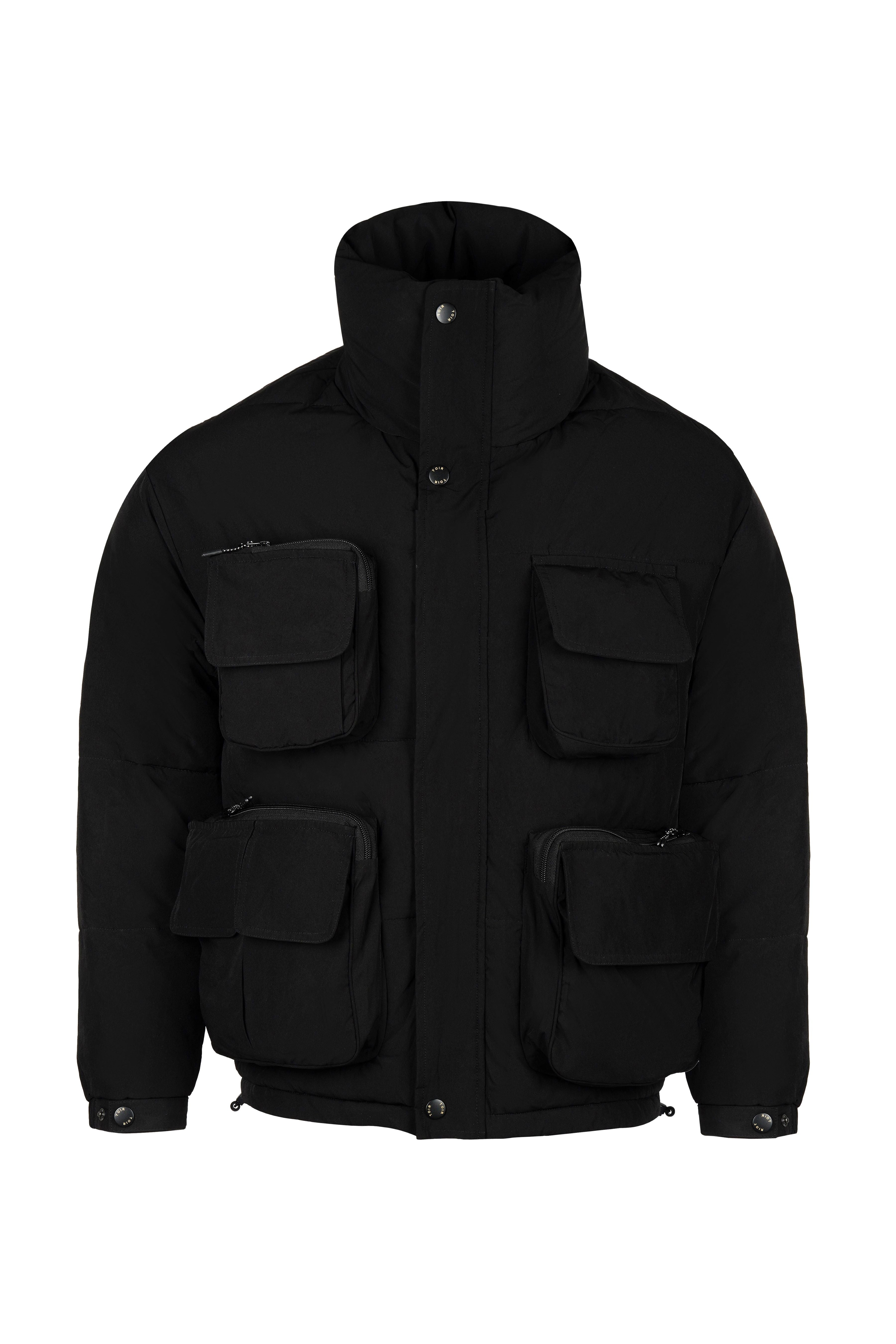 DARK UTILITY PUFFER JACKET– TOIR